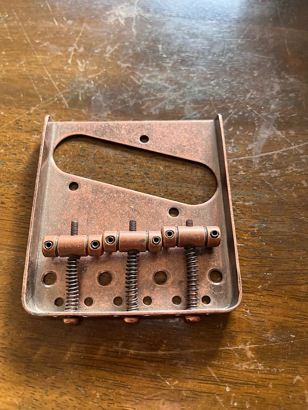 Telecaster Bridge Ashtray style Antique Bronze | Reverb