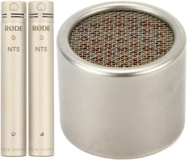 Rode NT5 - Matched Pair Compact Condenser Microphones Bundle | Reverb