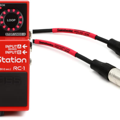 Boss RC-1 Loop Station Looper Pedal Bundle with Pro Co EXM-10 | Reverb