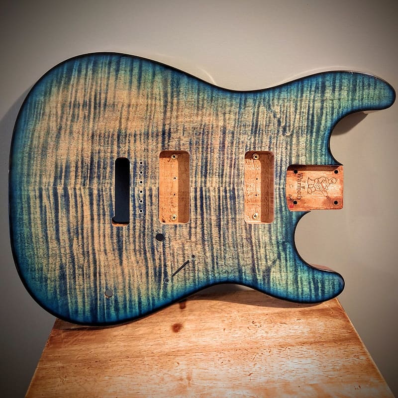 Loaded Warmoth Strat Body Kinman P90s Gotoh 510 - Washed | Reverb