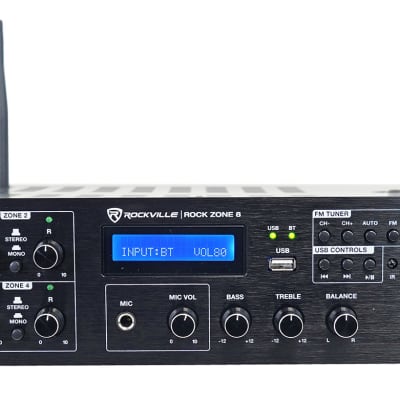 Rockville Rock Zone 8 Channel Multi Room Receiver+(16) 8" | Reverb