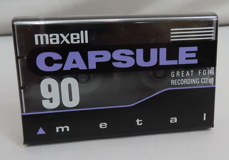 NEW - Maxell Capsule 90 Blank Audio Cassette Tape - IEC Type | Reverb