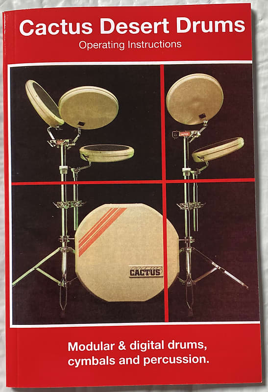 Cactus Desert Drums Electronic Drum Kit manual | Reverb
