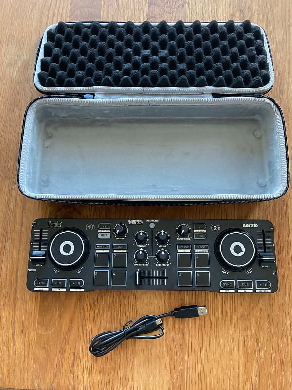 Hercules DJ Control Starlight 2022 - Black Portable USB | Reverb