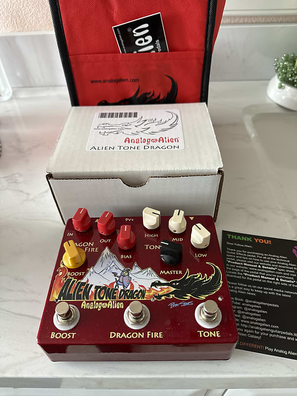 Analog Alien Alien Tone Dragon Boost/Overdrive /EQ/Fuzz Pedal | Reverb