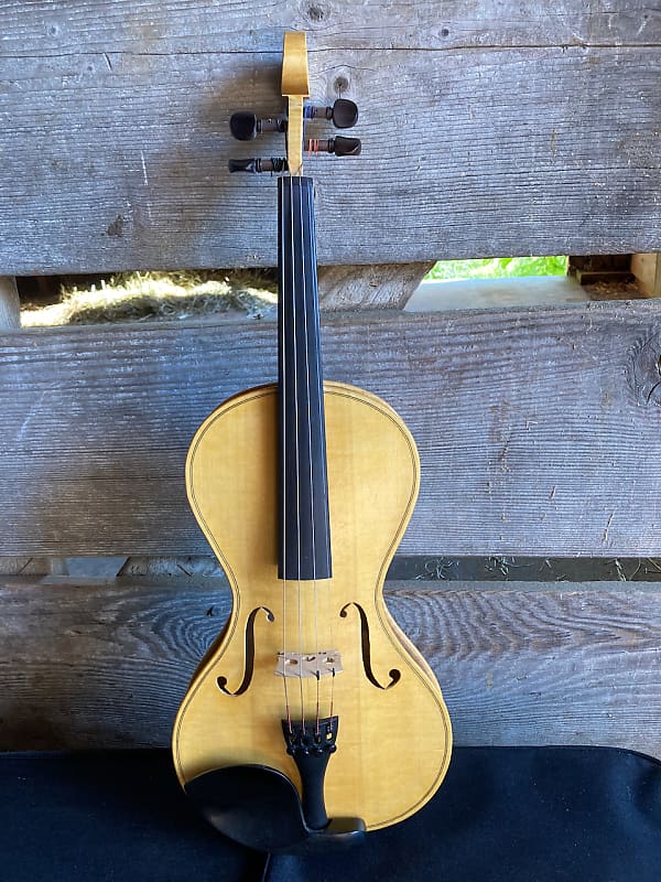 Handcrafted Cornerless Full-Size Fiddle | Reverb