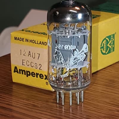 Amperex 12AU7 ECC82 Globe Logo 1970s BALANCED Triodes LOW | Reverb