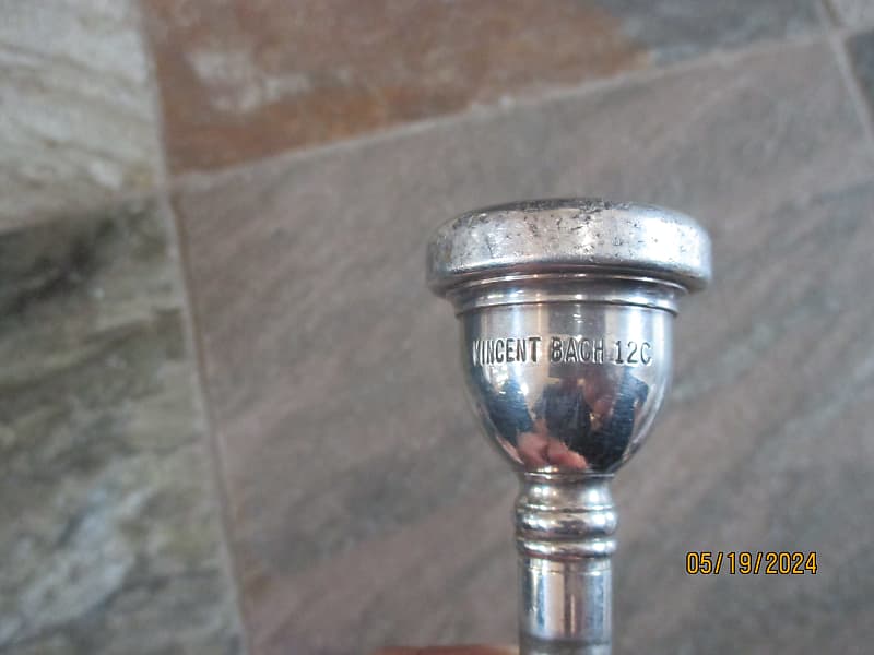 Bach Trombone mouthpiece, 12C size | Reverb