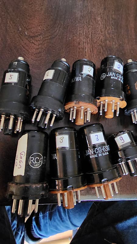 RCA Ken-rad Sylvania 6SK7 6H6 6J7 Tubes For BA6A Tube | Reverb