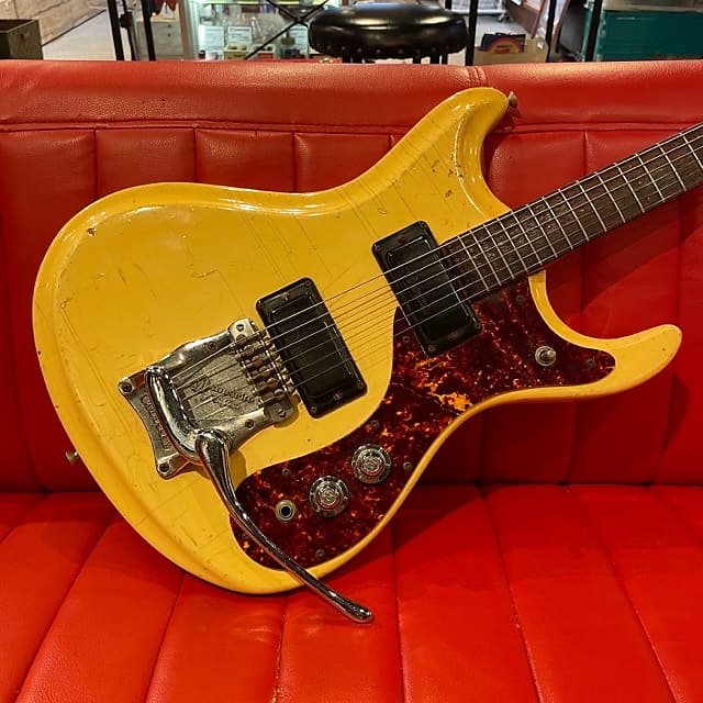Mosrite 1966 The Ventures Model Mark V White [SN B1226] | Reverb