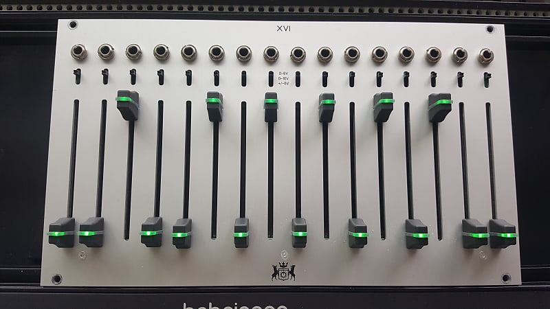 Michigan Synth Works XVI Euro 16 Channel CV/Midi Fader bank - | Reverb
