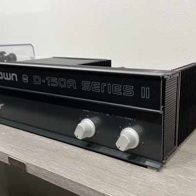 Crown D-150A Series II Stereo Power Amplifier | Reverb