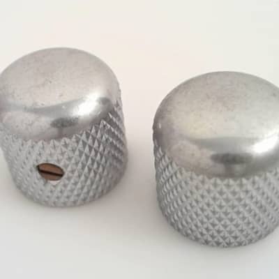 True Custom Shop® Factory AGED Relic Chrome Dome Knobs for | Reverb