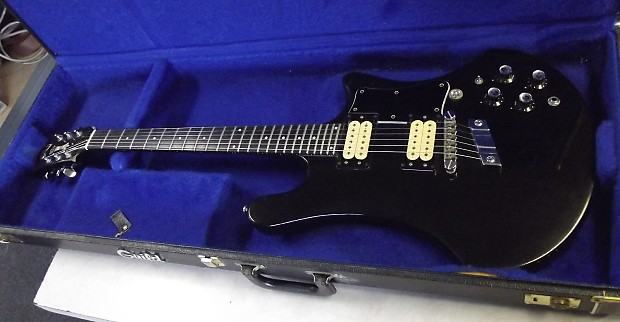 Original Guild S-300D 1977 Black Electric Guitar Shredder! | Reverb