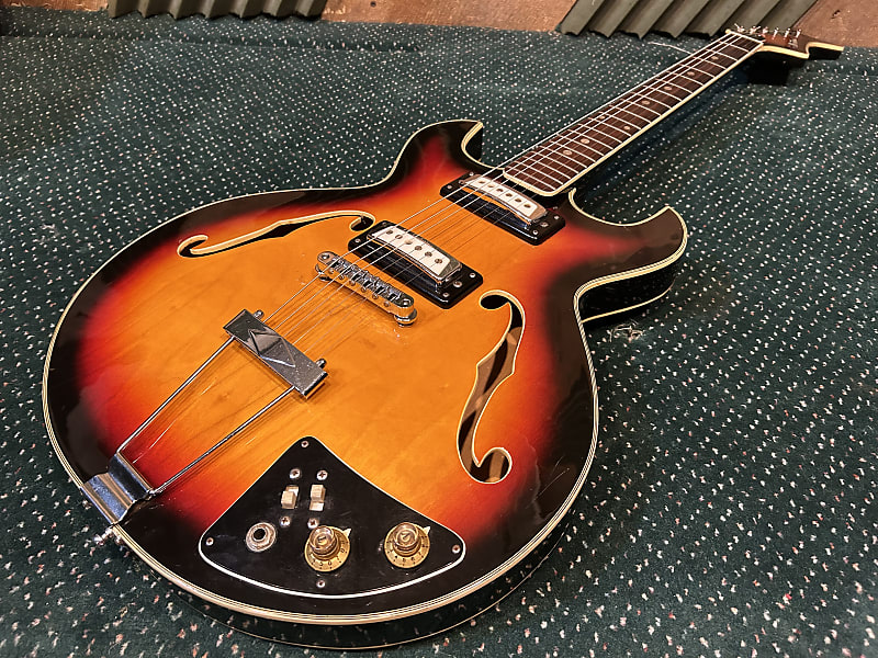 *Vintage* 1964 Maxitone Hollowbody Archtop -Electric | Reverb