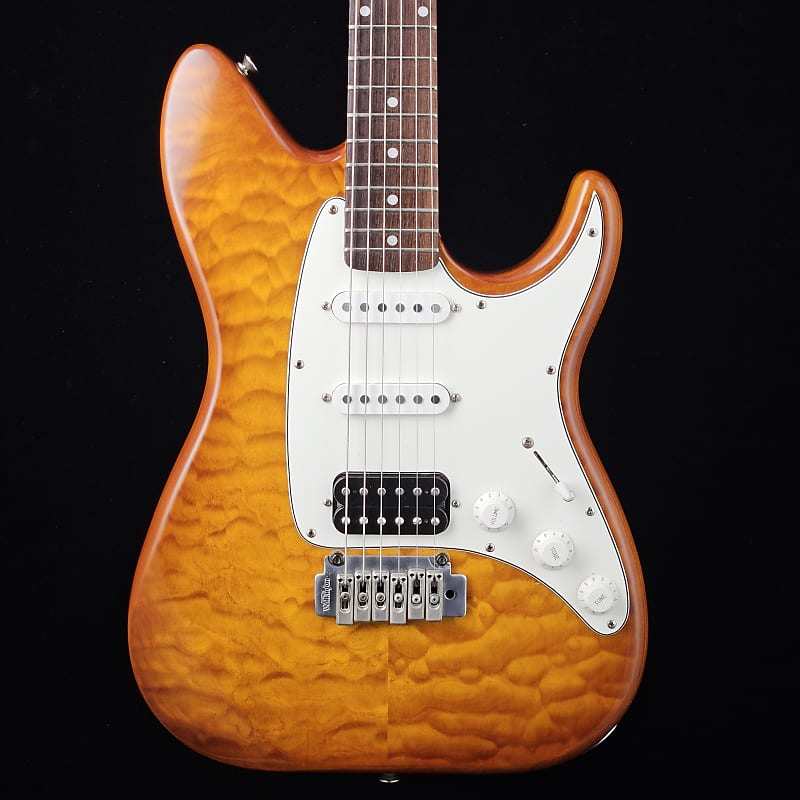 Alvarez Strat Style Electric Guitar - Transparent tangerine | Reverb