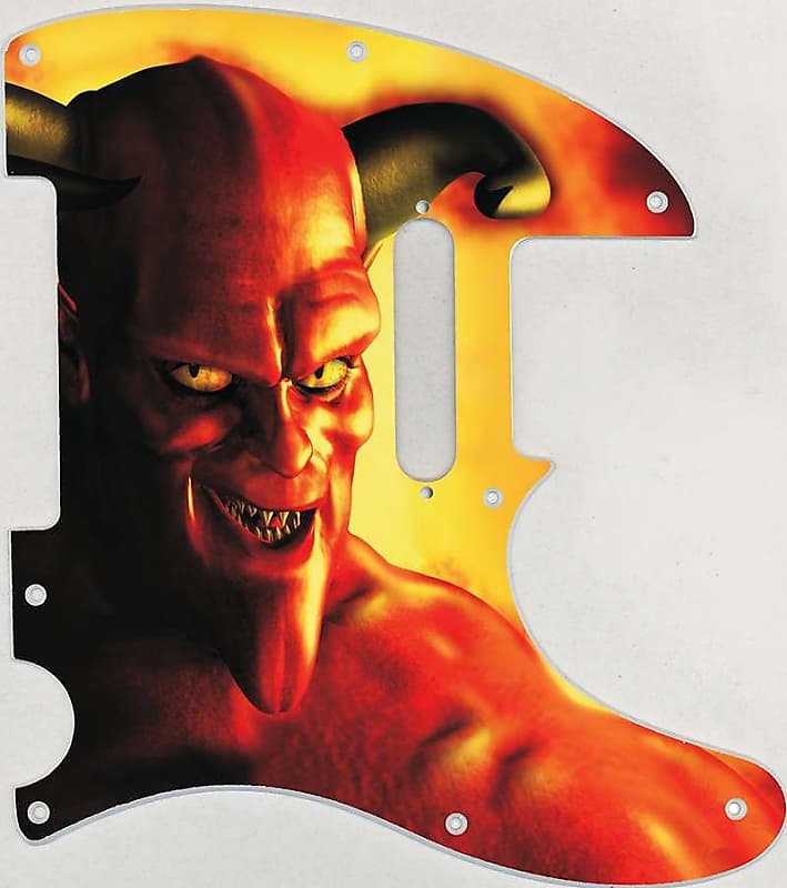 Graphical pickguard Fender Telecaster Tele Standard 8 | Reverb Canada