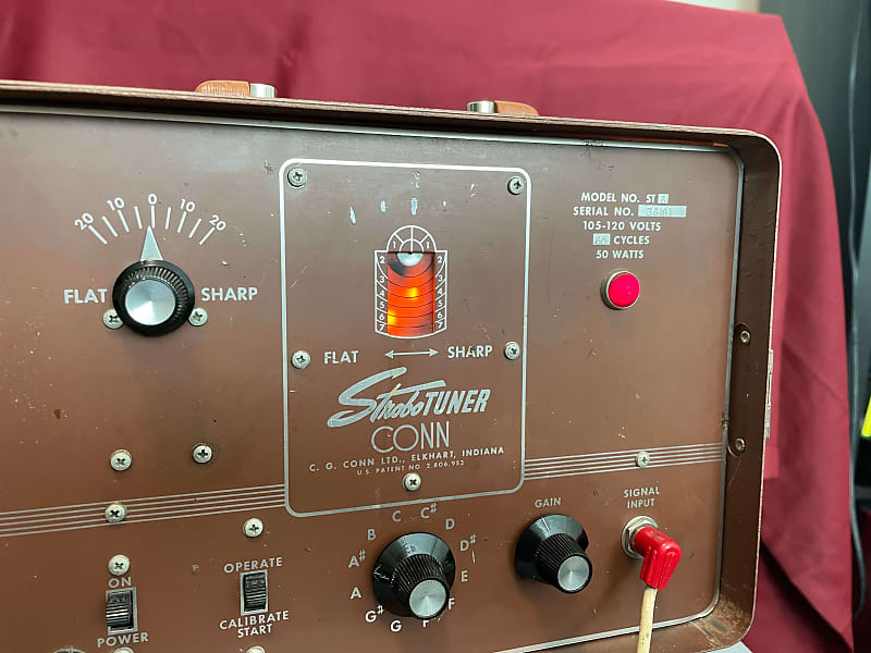 Conn Strobotuner ST-6-- 1960's? Brown | Reverb