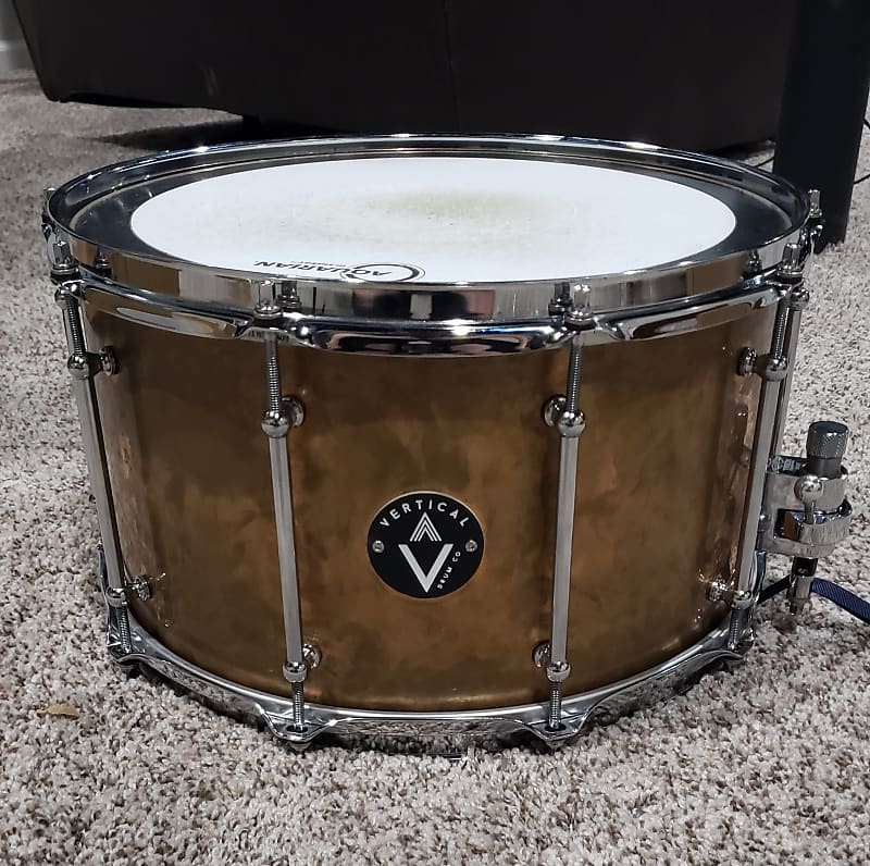 Vertical drum company 14x8 3mm copper snare | Reverb