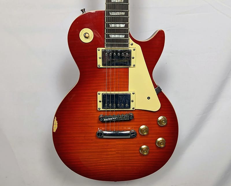 Silvertone SSL-3 Singlecut Electric Guitar- Sunburst | Reverb UK