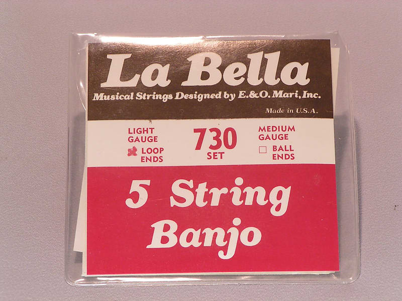 Rare La Bella Vintage 5-String Banjo Set 730 from the 50's | Reverb