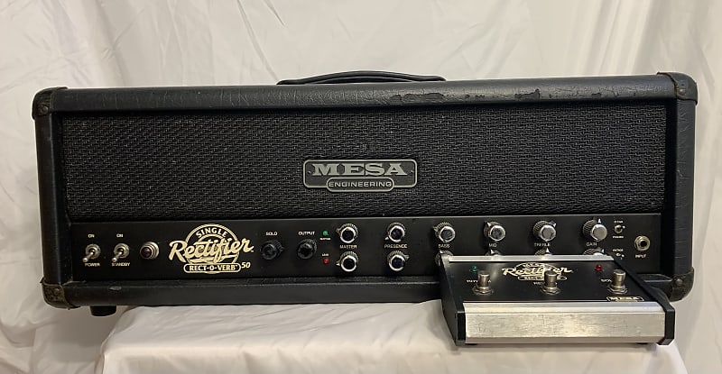 Mesa Boogie Rect-O-Verb 50 Single Rectifier Series 1 w/ Foot | Reverb