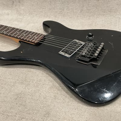 1987 Kramer 100ST Black Electric Guitar Single Pickup | Reverb UK