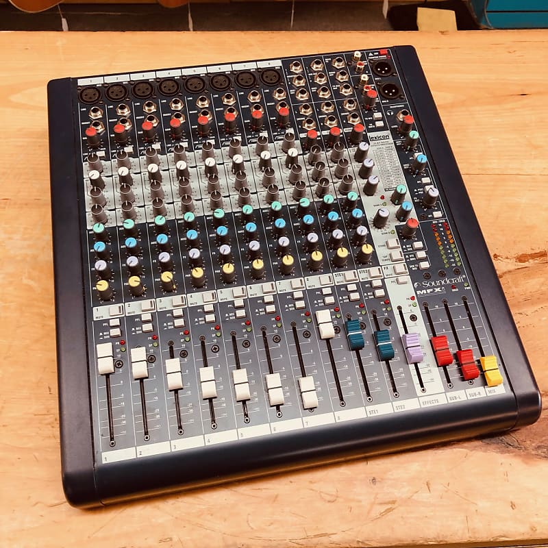 Soundcraft MXFI 8/2 10-Channel Analogue Mixer | Reverb
