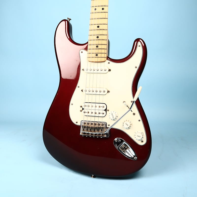 2003 Fender Stratocaster Maple MIM Mexico Fat Red Wine | Reverb