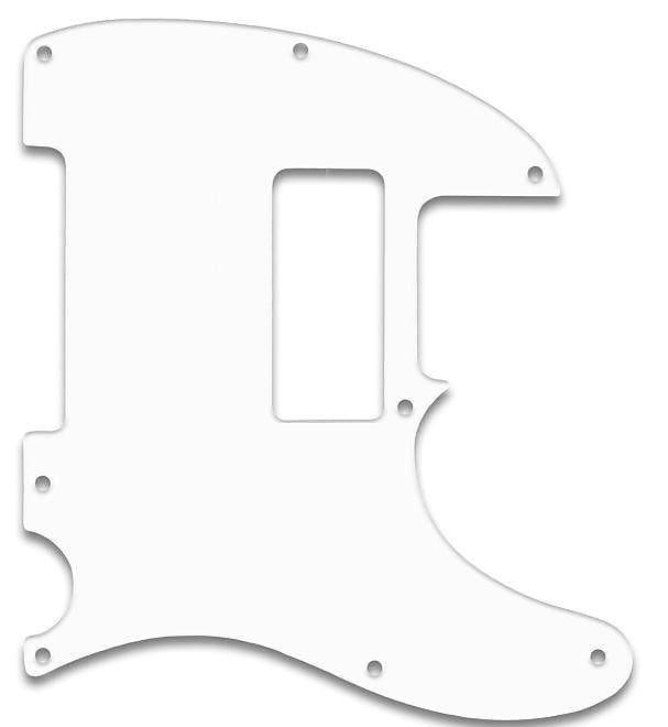 WD Tele P90 Route 8-Screw 1-Ply White Pickguard TEH-102 (P90) | Reverb
