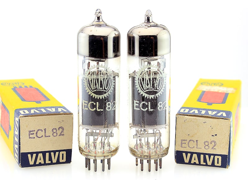 MATCHED PAIR VALVO (MAZDA BELGIUM) ECL82 6BM8 NOS VACUUM | Reverb