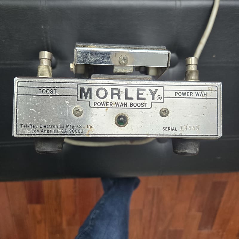 Morley Power Wah Boost pedal/Chrome | Reverb