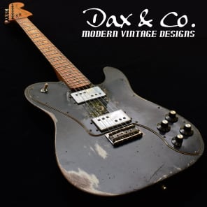 Heavy Relic Fender '72 Telecaster Custom! Black NYC Punk Tele | Reverb