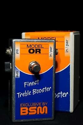 BSM Finest Treble Booster Model OR 2004 Made in Germany | Reverb