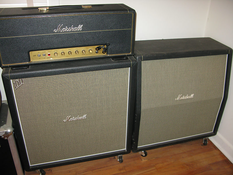 Marshall Plexi 1959 SLP 1960 AHW Vintage Re-Issue Full Stack | Reverb