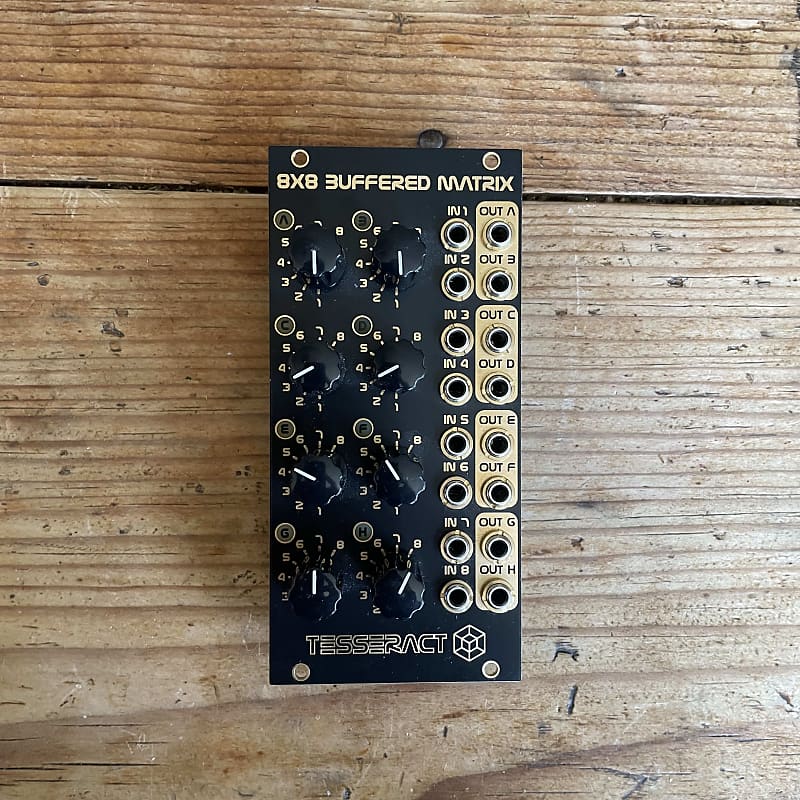Tesseract 8x8 buffered matrix 2022 - Black | Reverb