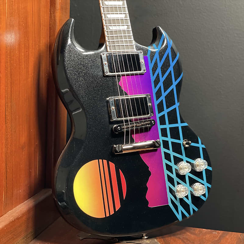 2021 Gibson Mod Collection SG Modern - Factory Outrun Black | Reverb