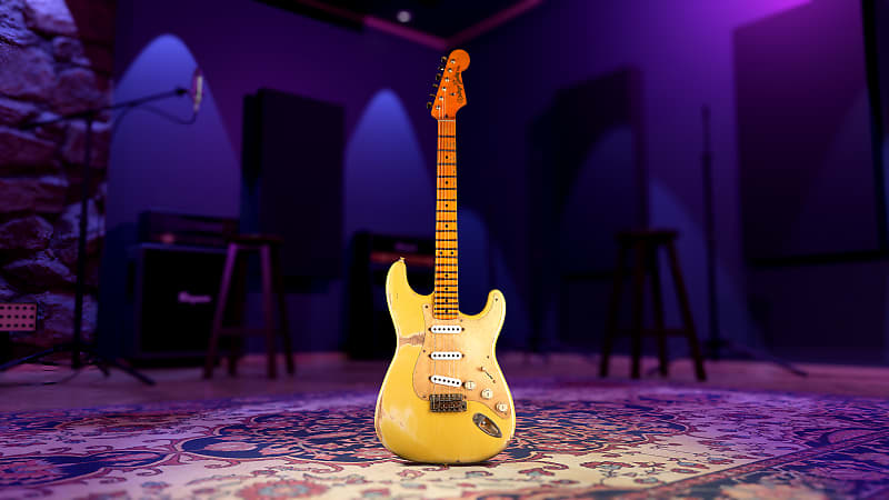 Vintage Guitar Chile MK-58 2024 - Faded Vintage White | Reverb