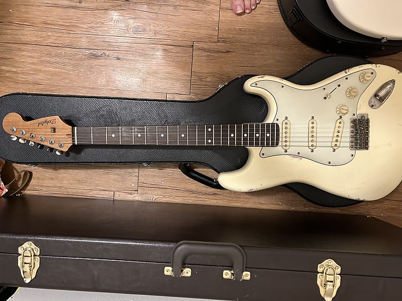 Partscaster Strat 2024 - Aged white | Reverb