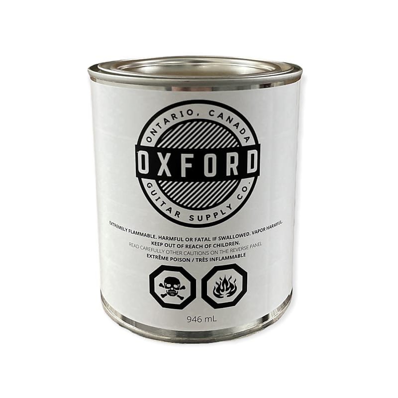 Oxford Nitrocellulose Lacquer - Clear Lacquer - Quart Tin - | Reverb