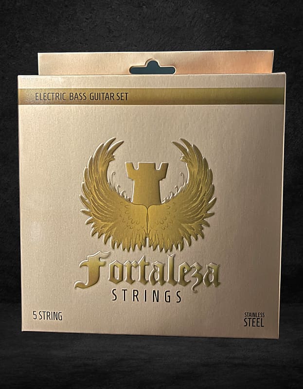 Fortaleza 5 string Stainless Steel Bass Guitar Set Long Scale | Reverb