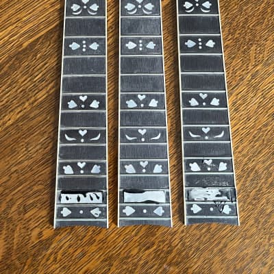 Gibson Mastertone Ebony Fingerboard, Hearts and Flowers Inlay | Reverb