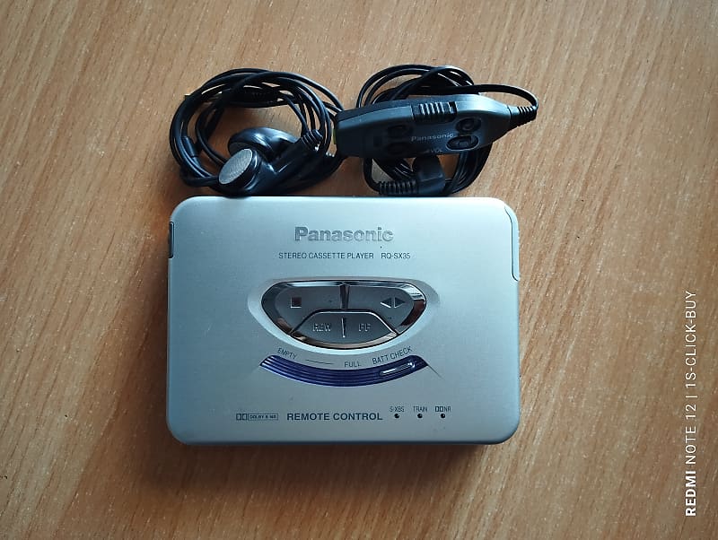 Panasonic Walkman Cassette player RQ SX 35 silver working | Reverb