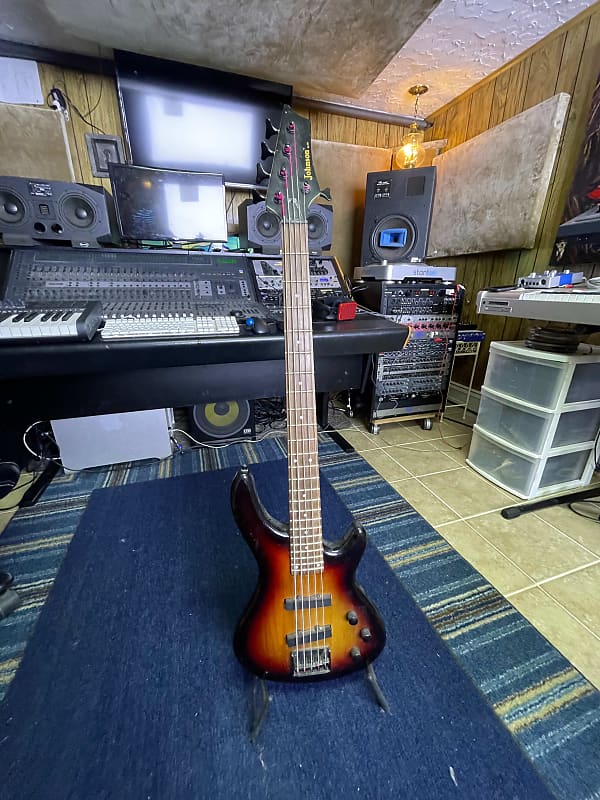 Johnson JJ-850 2010's - Sunburst 5 String Bass Guitar | Reverb