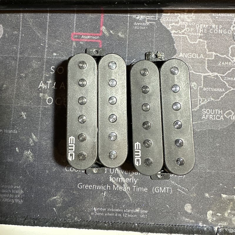 EMG HOT 70’S black pickups x 2 | Reverb UK
