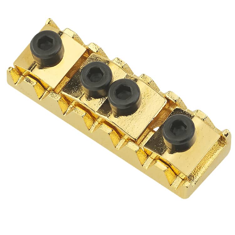 Authentic Floyd Rose 7-String Locking Nut - Gold | Reverb