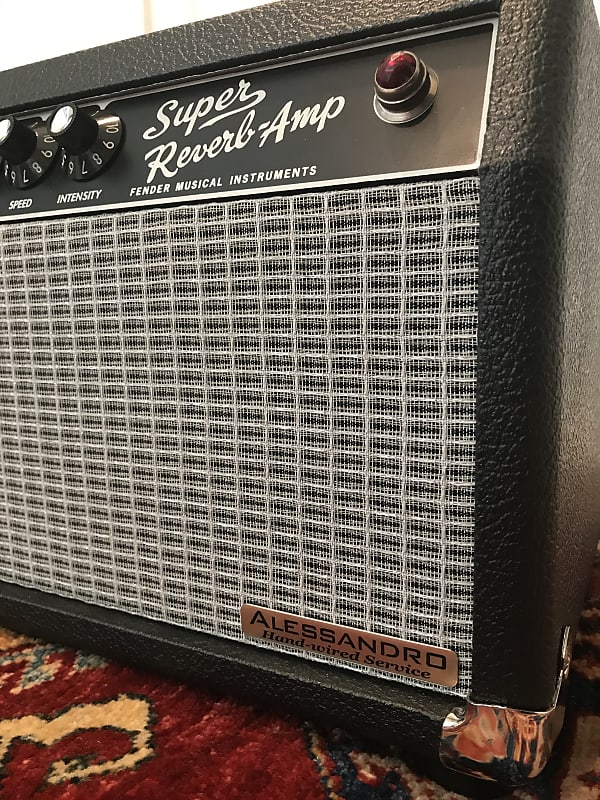 Fender Alessandro Super Reverb Handwired Amp Head 2018 Black | Reverb