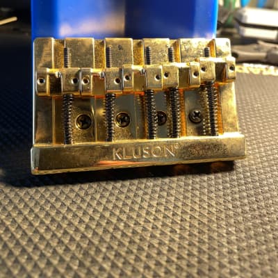 Kluson High Mass 5 String Bass Bridge | Reverb