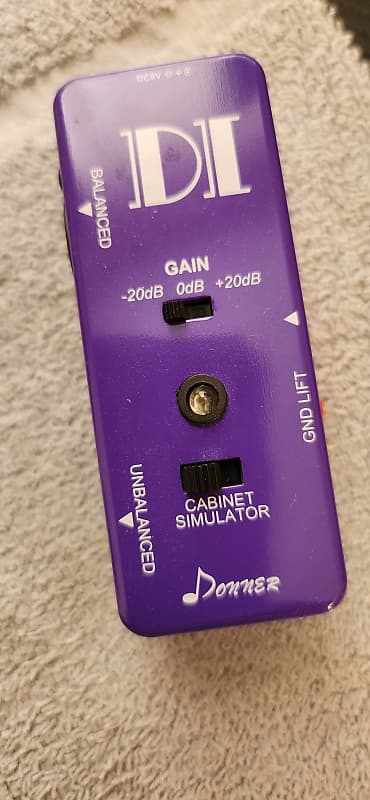 Donner Mini DI with Cab Sim 2010s - Purple | Reverb