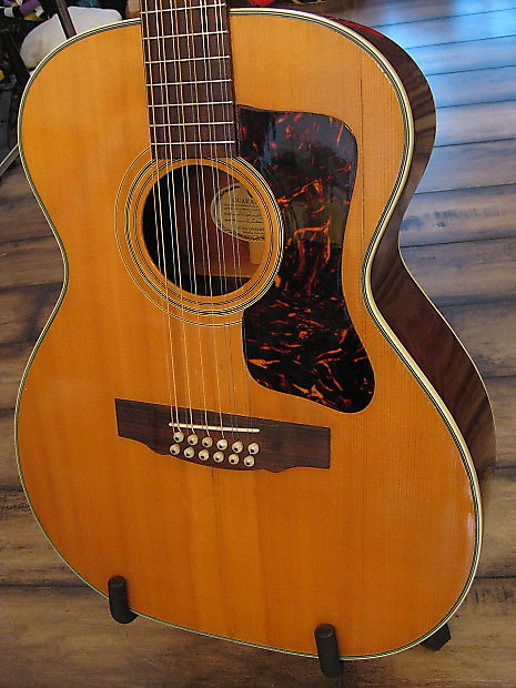 Guild F212 small jumbo 1965 mahogany | Reverb